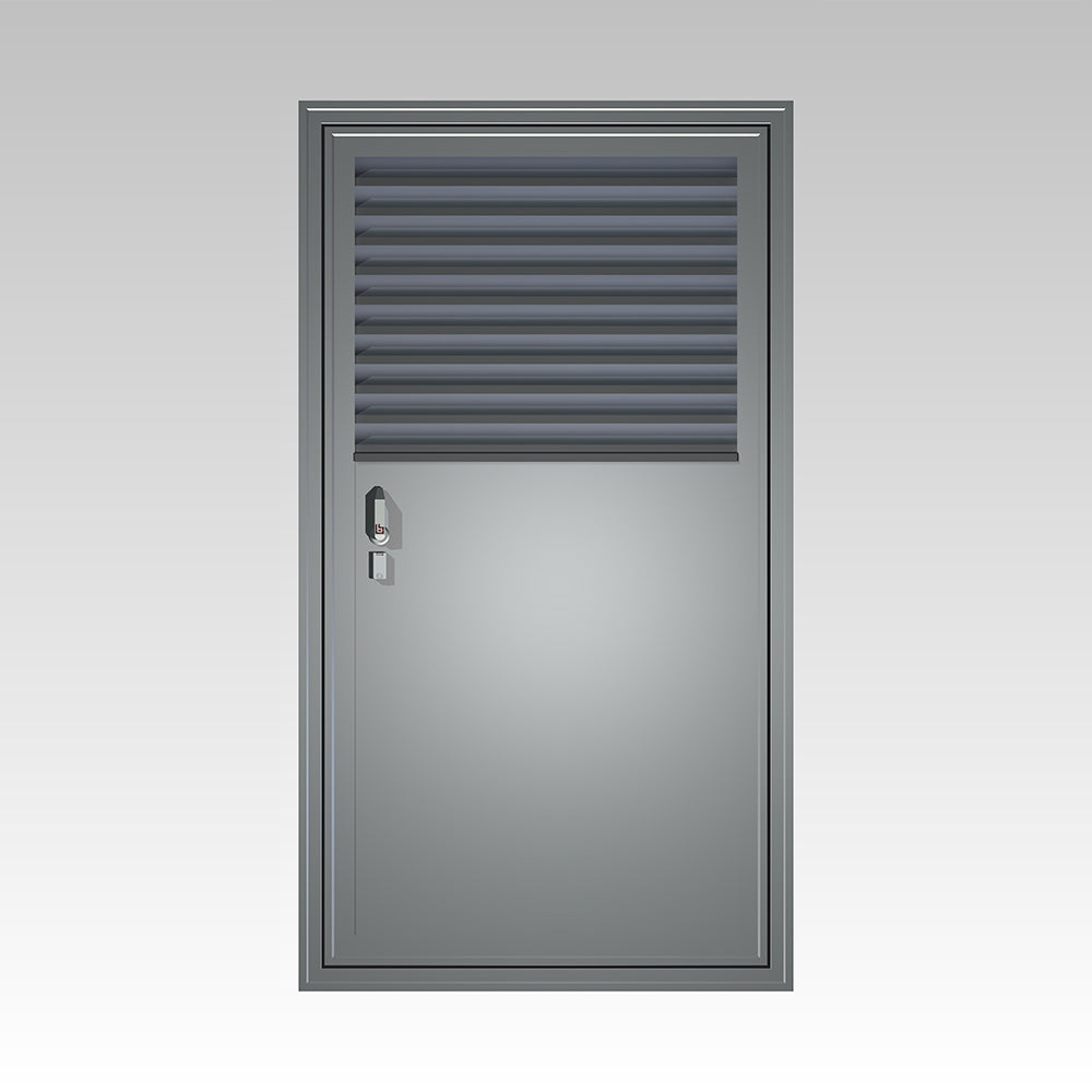 TAM3 Aluminiumtür 110-232,5; 1-Flügelig, DIN Rechts, Mit Lüftung Oben ...